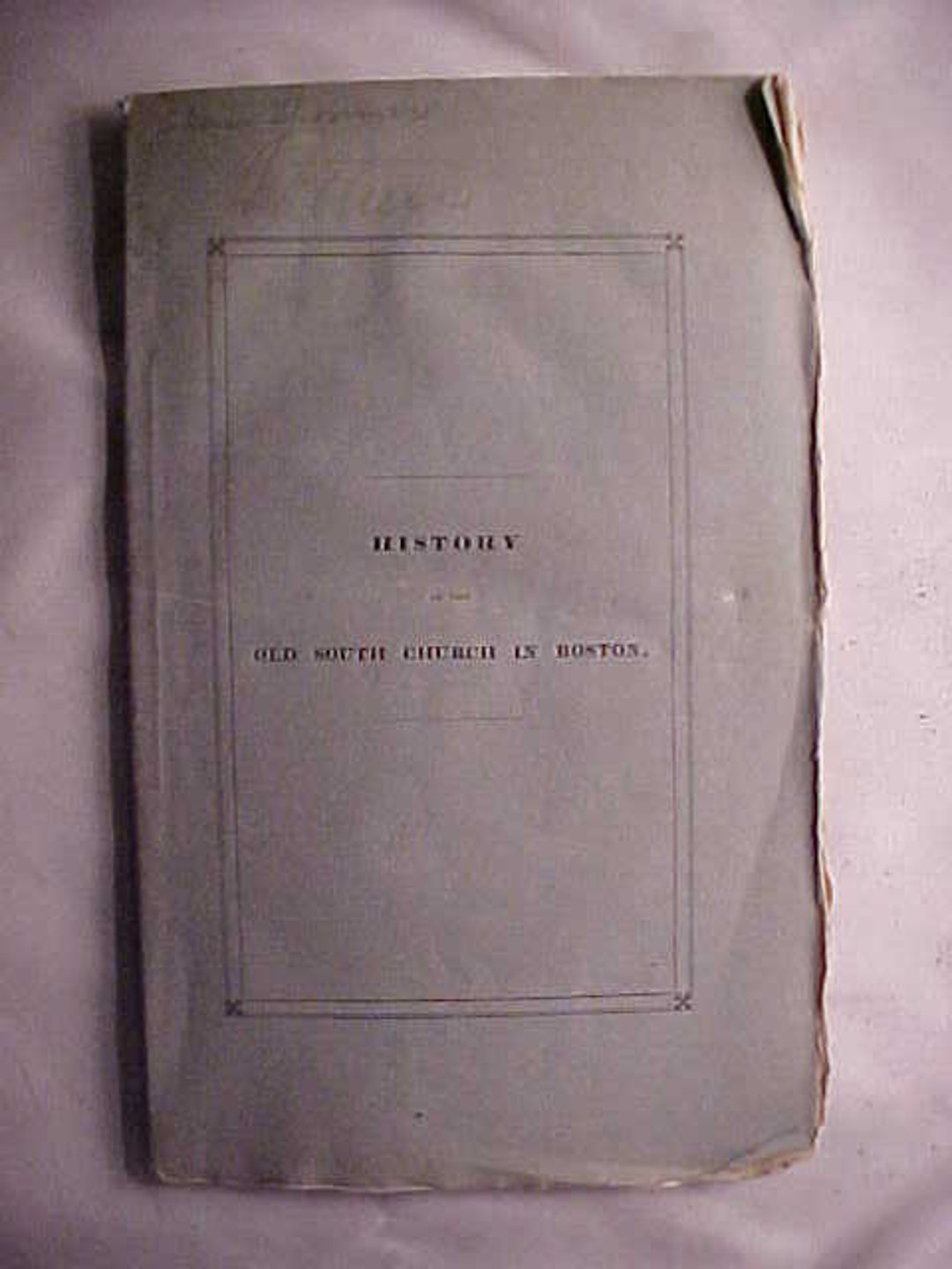 1730-1830 Centennial History of the Old South Church in Boston, Mass ...