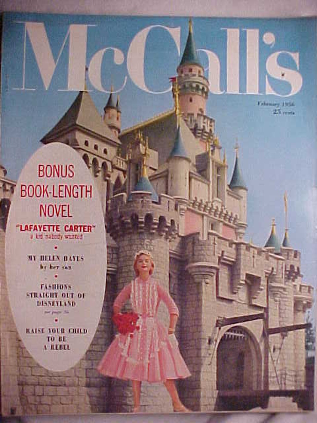 February 1956 Mccall's Magazine With Disneyland on the Cover by John ...