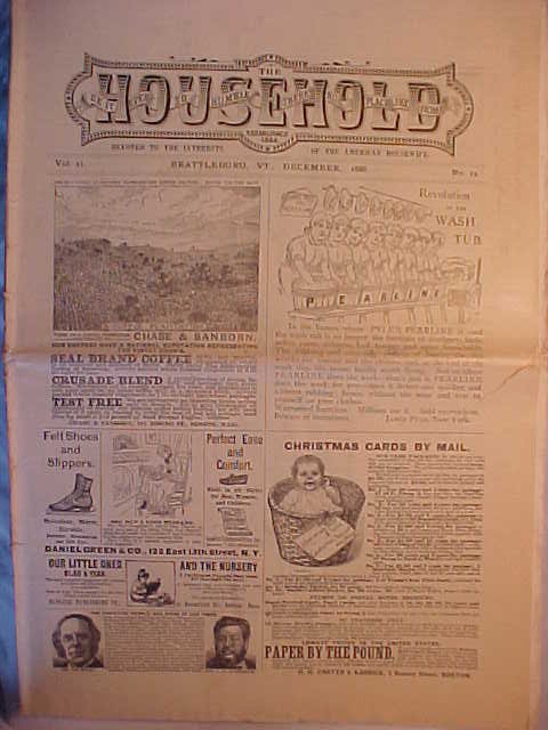 December 1888 the Household Magazine Brattleboro, VT., Devoted to the ...