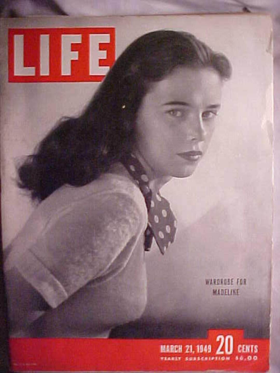March 21, 1949 LIFE Magazine With Madeline Balcar on the Cover Has 148 ...