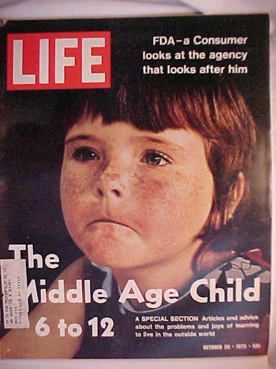 October 20, 1972 LIFE Magazine With Middle Age Child on the Cover Has ...
