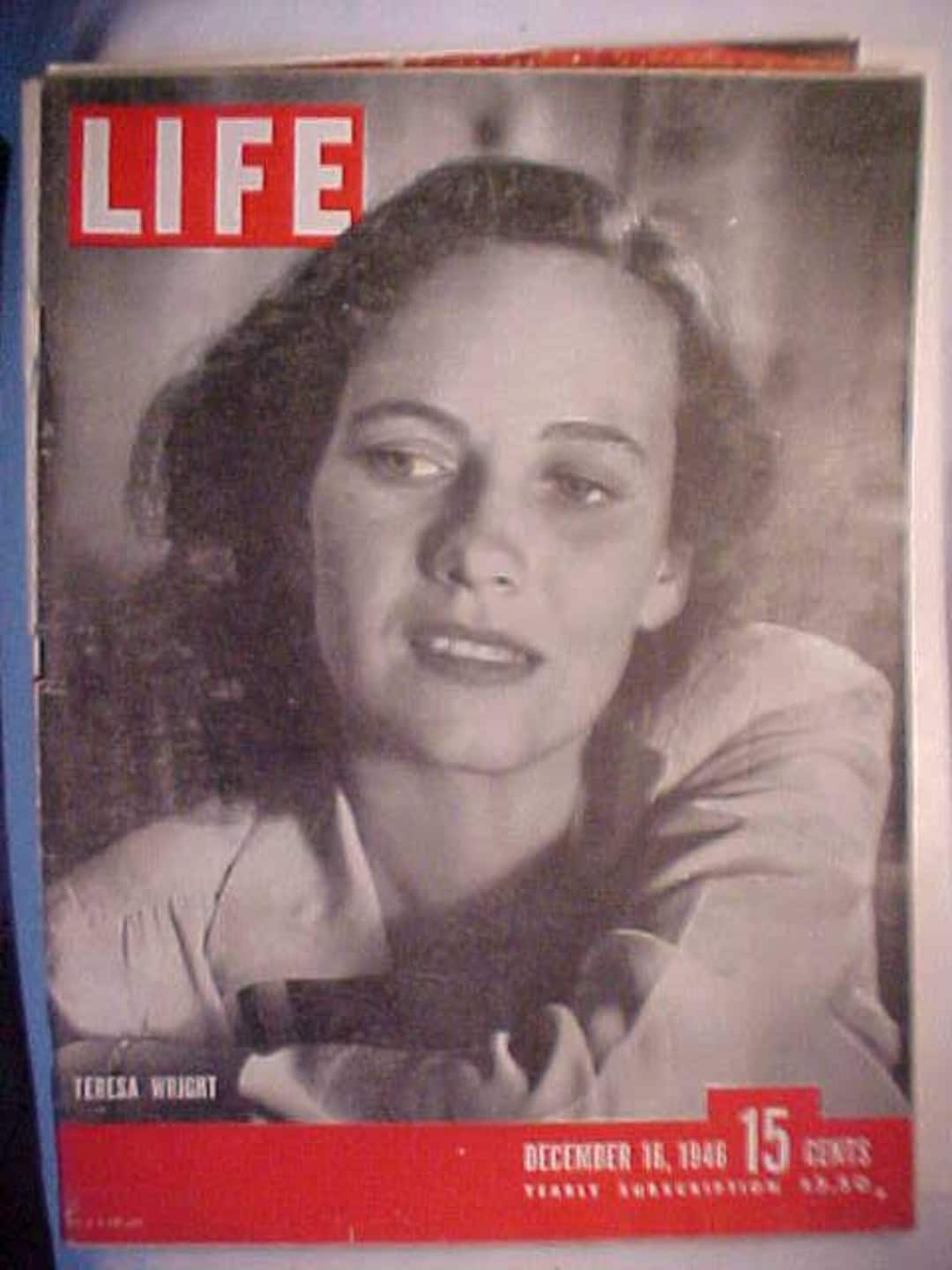 December 16, 1946 LIFE Magazine Teresa Wright on the Cover Has 132 ...