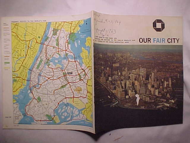 1964-65 Our Fair City a Map Guide to New York City World's - Etsy