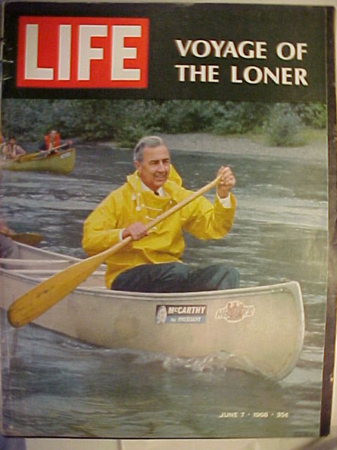 June 7, 1968 LIFE Magazine With Eugene Mccarthy for President on the ...