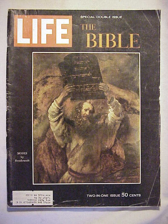 December 25 1964 LIFE Magazine With Moses by Rembrandt on the | Etsy