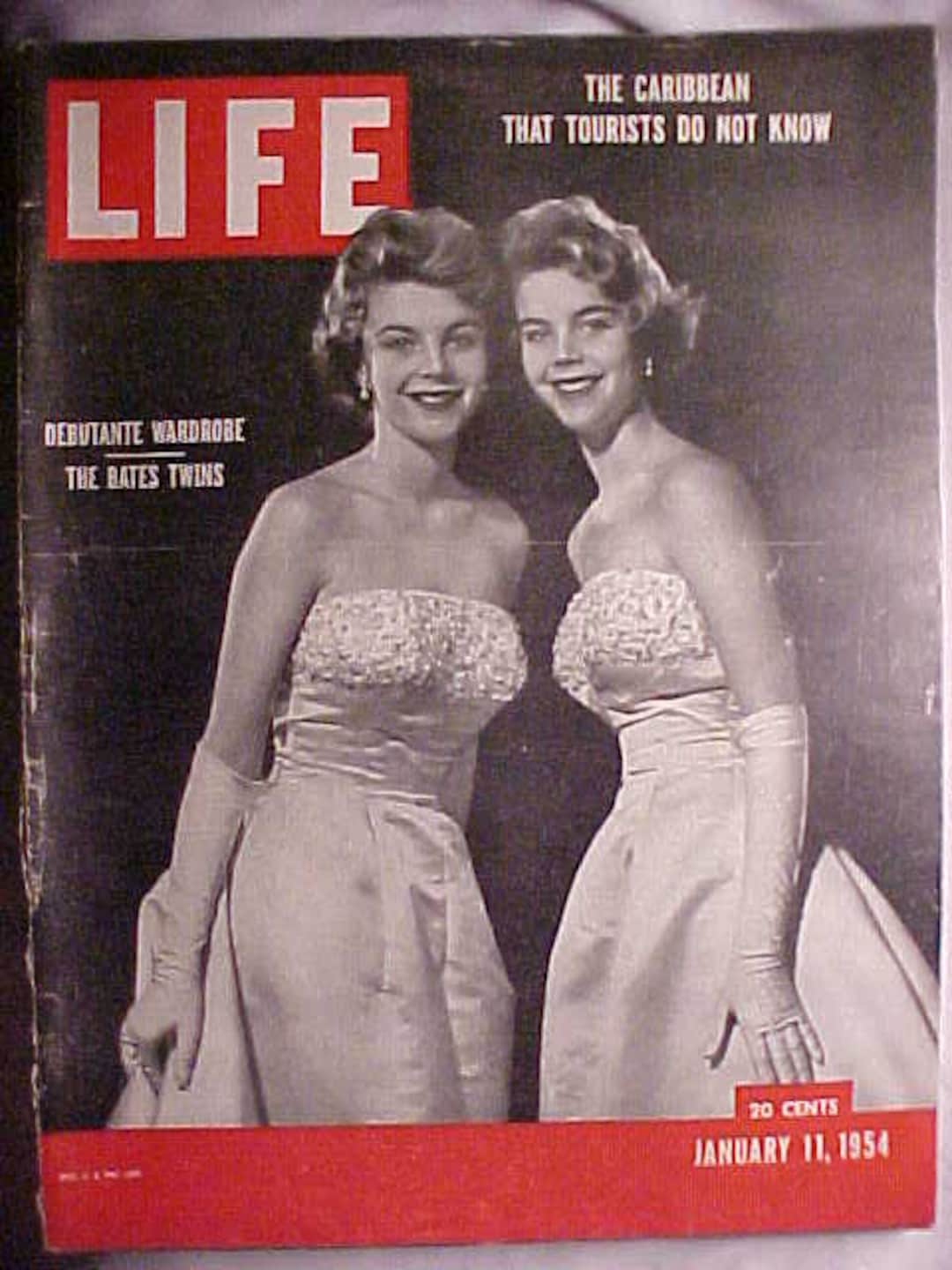 January 11, 1954 LIFE Magazine With the Bates Twins on the Cover Has ...
