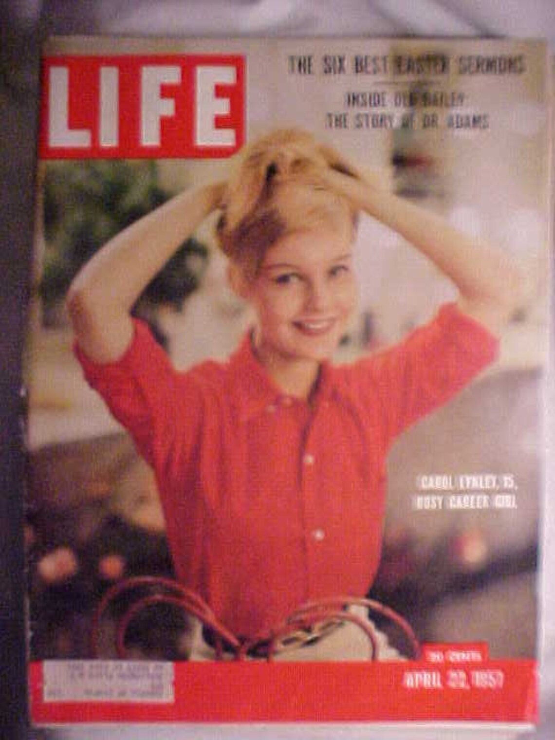 April 22, 1957 LIFE Magazine With Carol Lynley on the Cover Has 164 ...