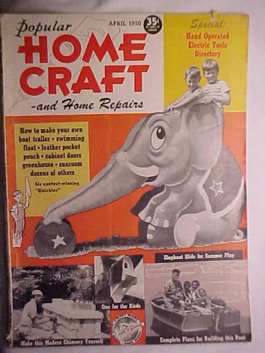 April 1950 Popular Home Craft Magazine, Has 60+ Pages of Ads & Articles ...