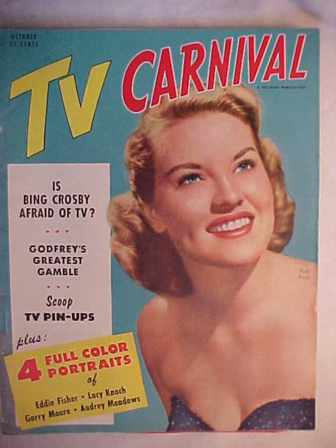 October 1953 TV Carnival Magazine With Patti Page on the Cover by Joe ...