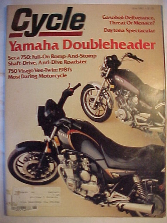 June 1981 CYCLE Motorcycle Magazine with Vintage Motorcycle | Etsy