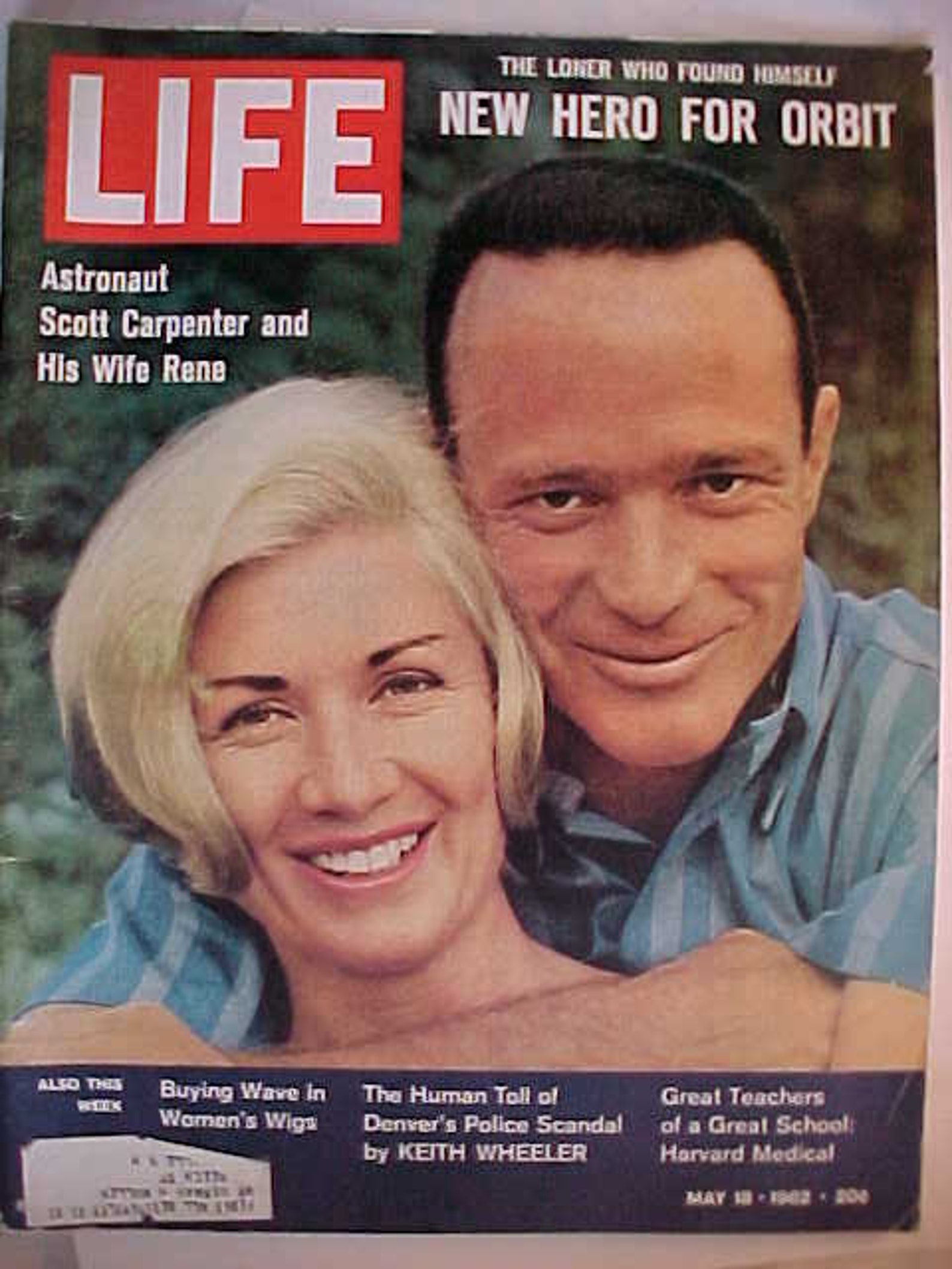 May 18, 1962 LIFE Magazine With John & Rene Carpenter Space Travel on ...