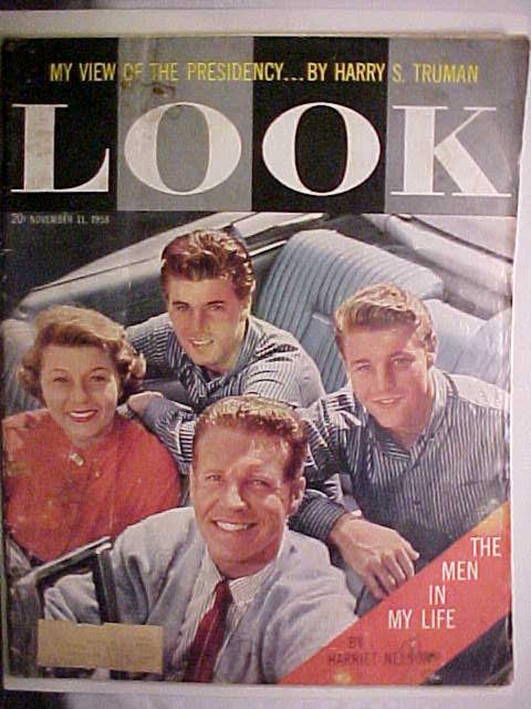 November 11, 1958 LOOK Magazine With Harriet Nelson on the Cover by ...