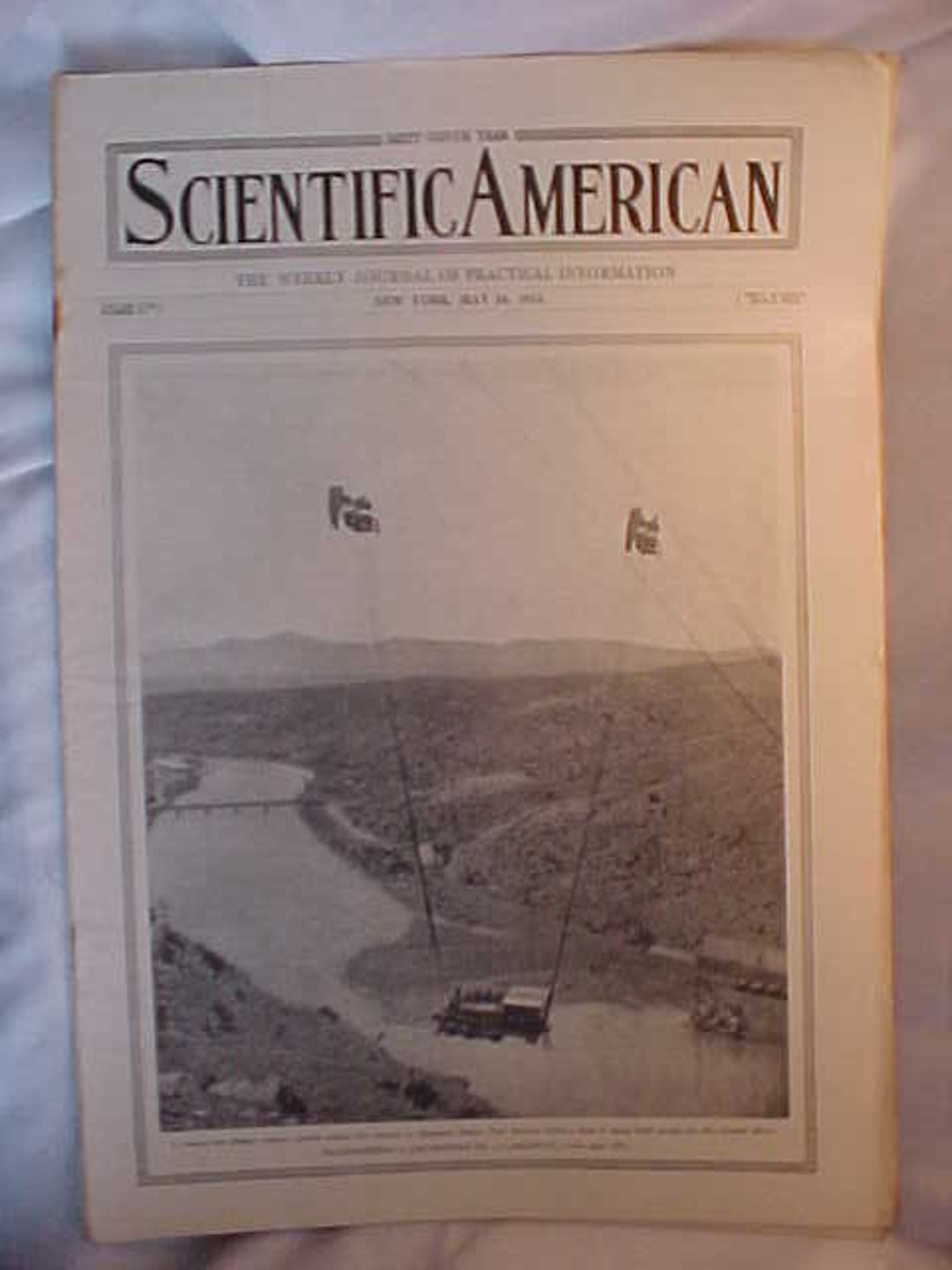 May 24, 1913 Scientific American Magazine With Transporting Locomotive ...