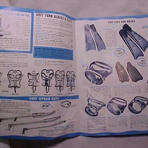 1960 Voit Lung, Diving Equipment Catalog No. 260L W. J. Voit Rubber ...