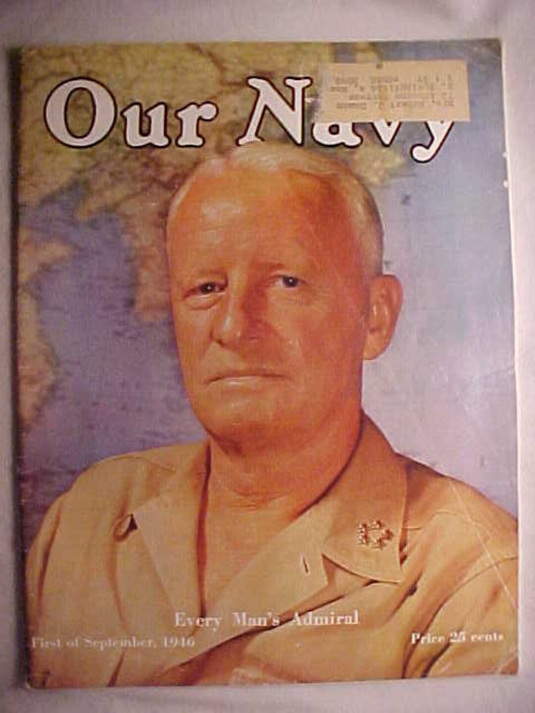 First of September 1946 Our Navy Magazine Admiral Chester W. Nimitz on ...