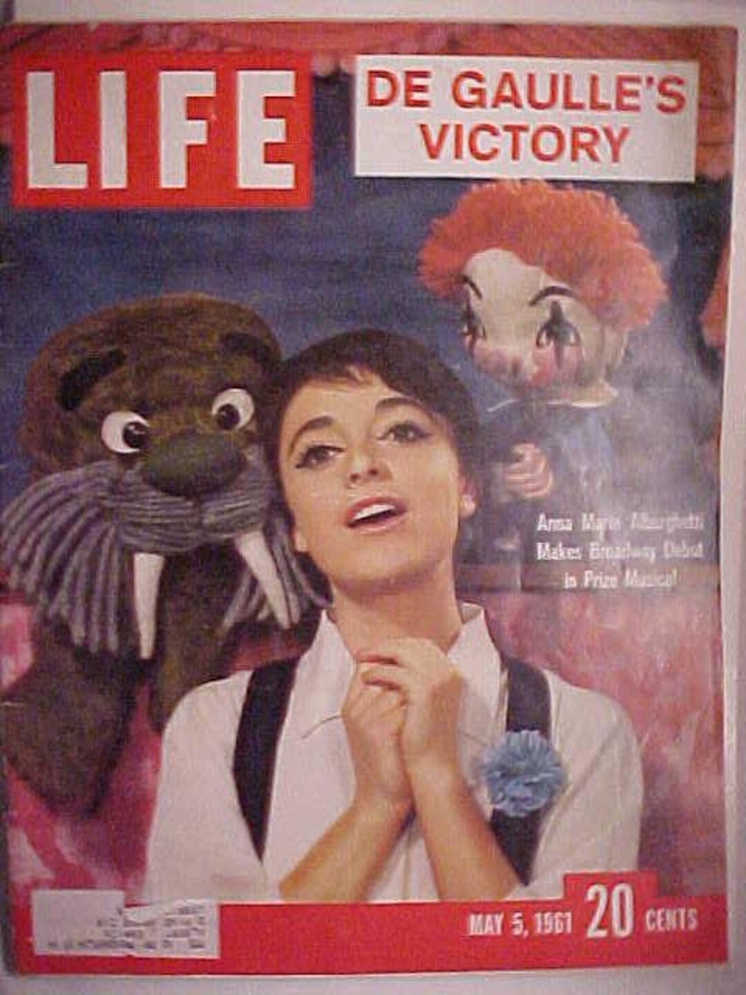 May 5, 1961 LIFE Magazine With Anna Maria Alberghetti on the Cover Has ...