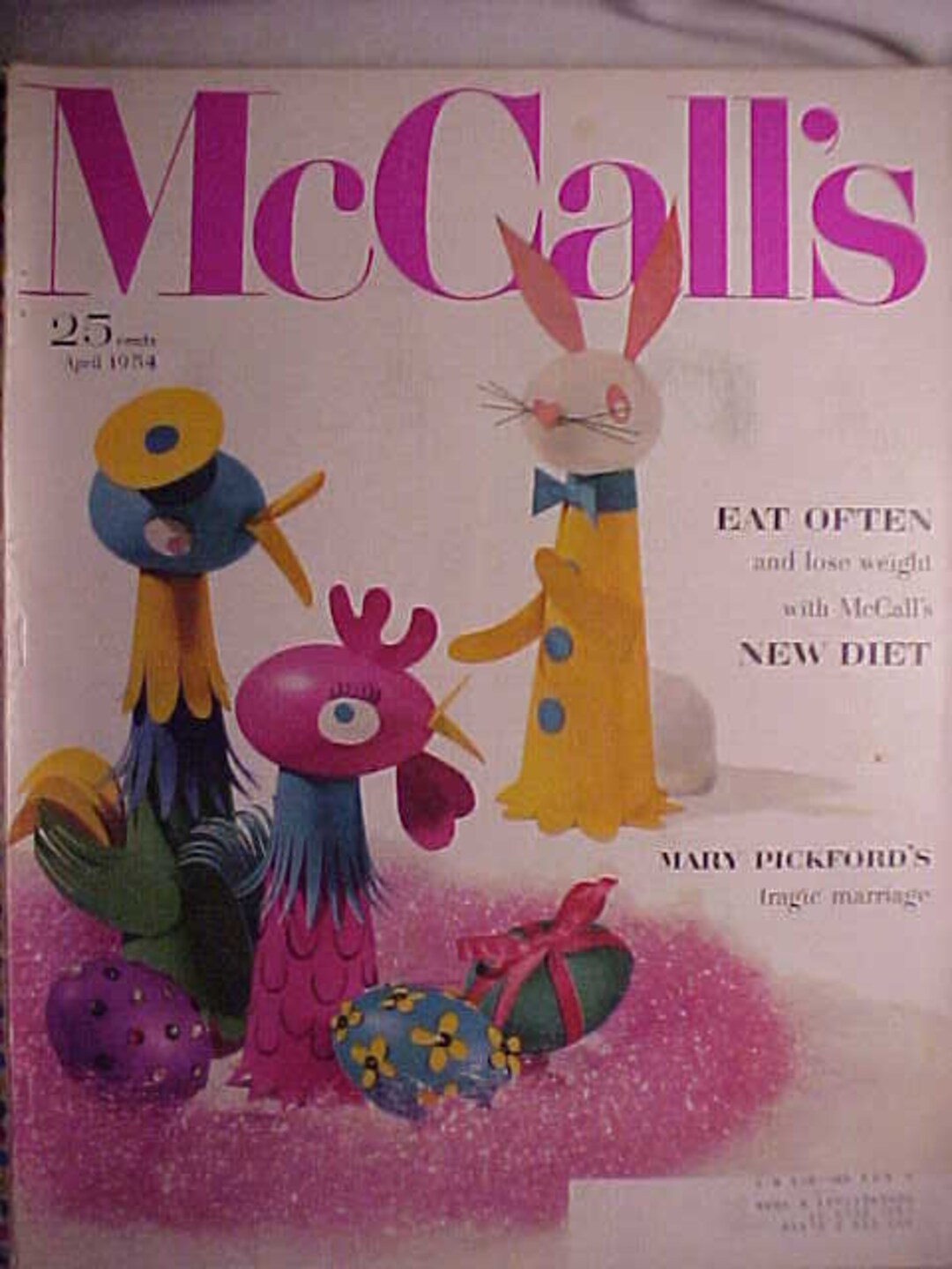 April 1954 Mccall's Magazine With the Cover by Anton Bruehl , Has 164 ...
