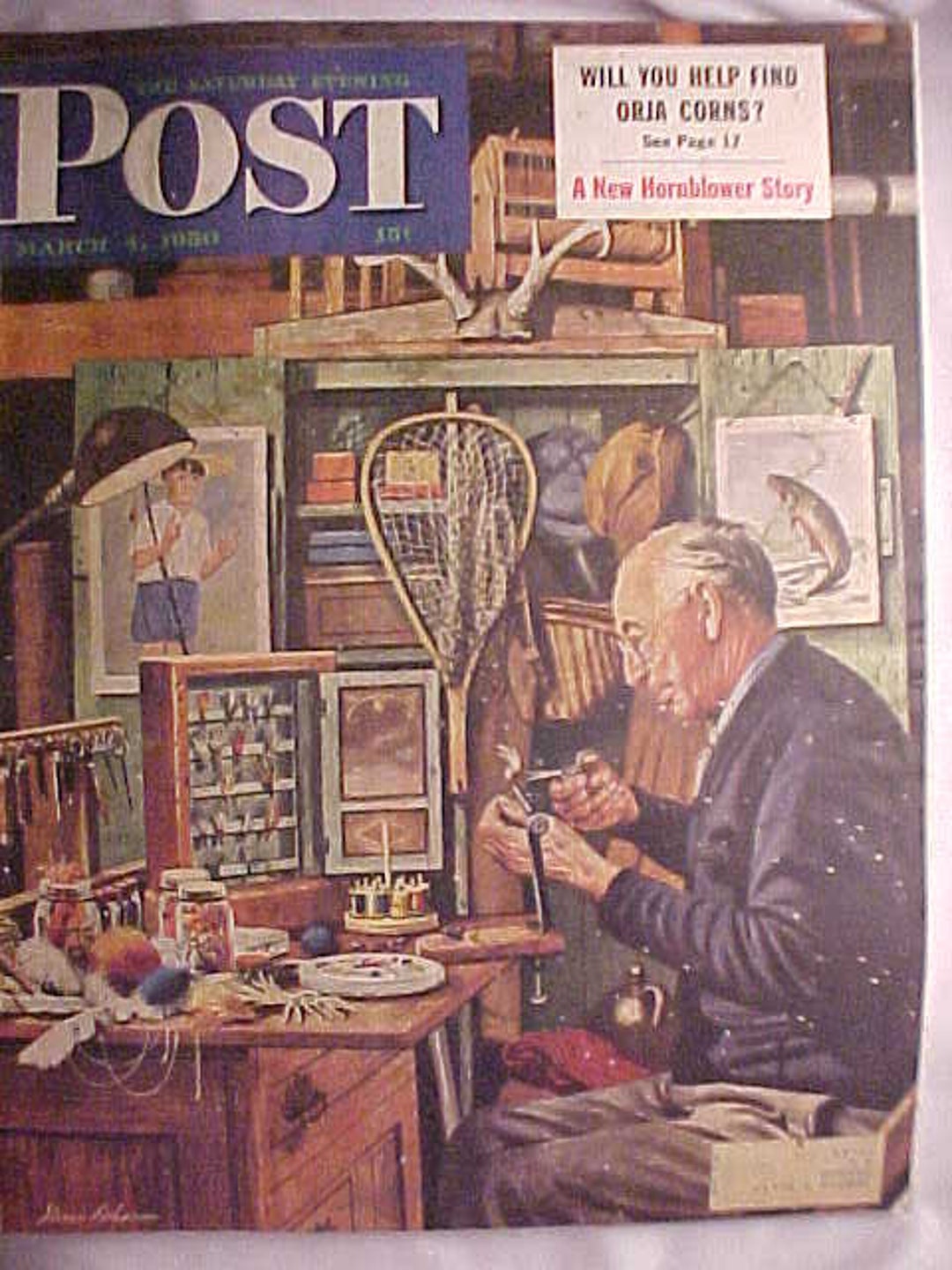 March 4, 1950 Saturday Evening Post Magazine Cover Art by Stevan ...