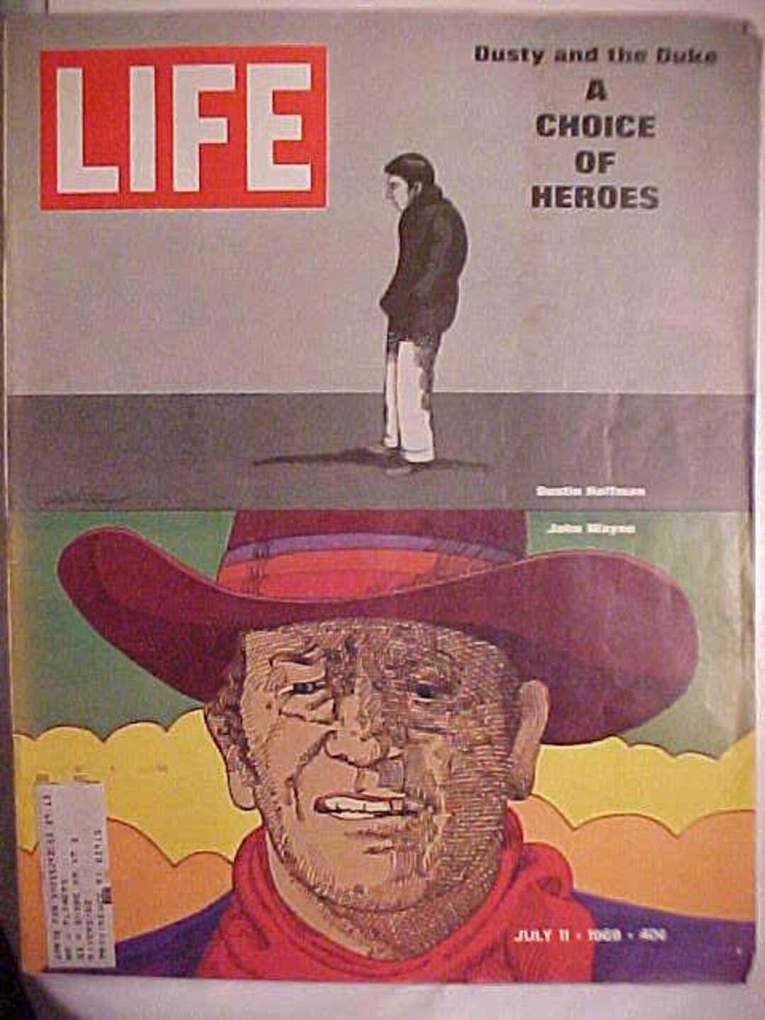 July 11, 1969 LIFE Magazine With Dustin Hoffman and John Wayne on the ...