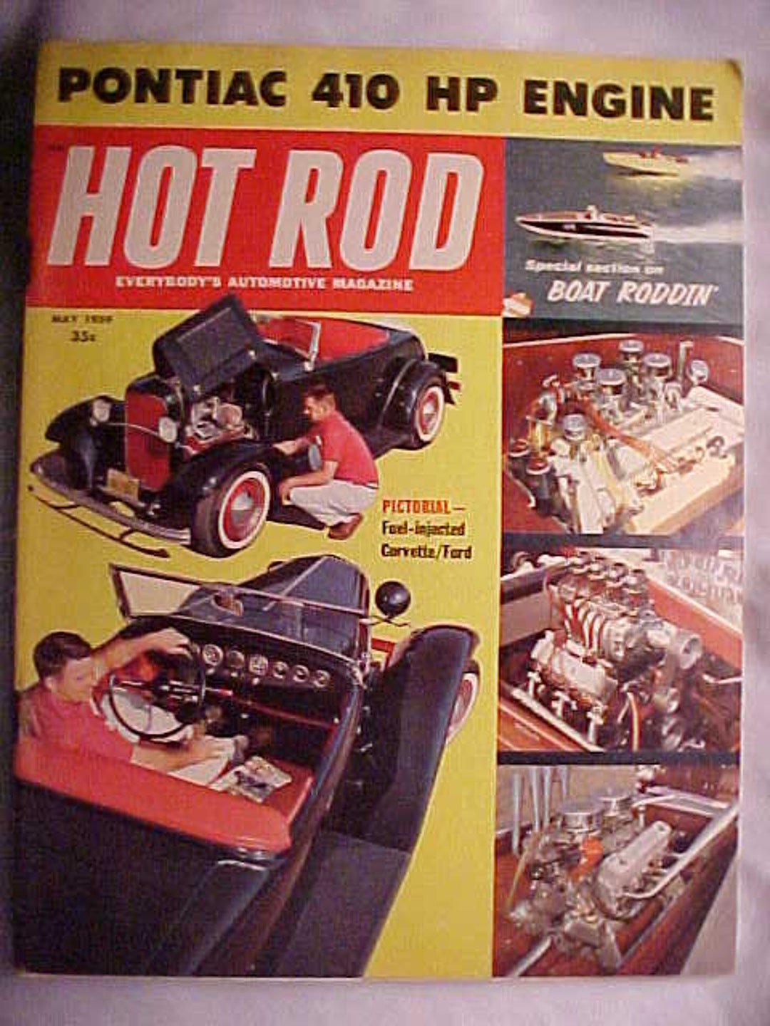 May 1959 Hot Rod Magazine Has 106 Pages of Ads and Articles, Antique ...