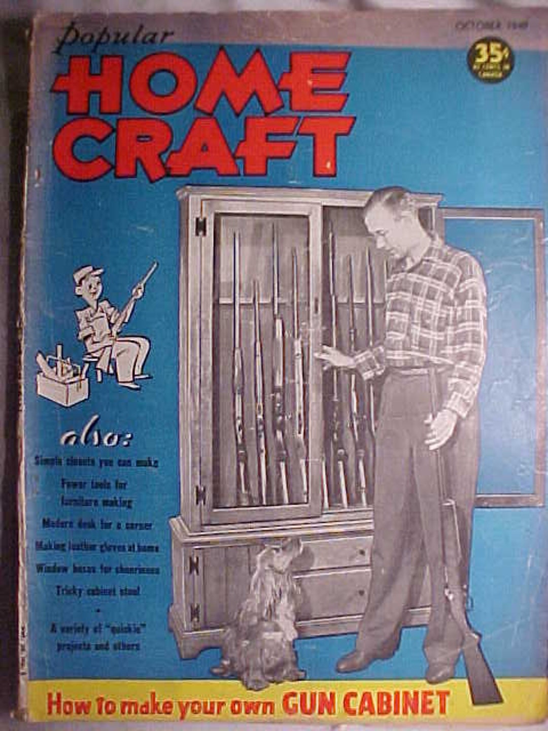 September October 1949 Popular Home Craft Magazine, Has 64 Pages of Ads ...