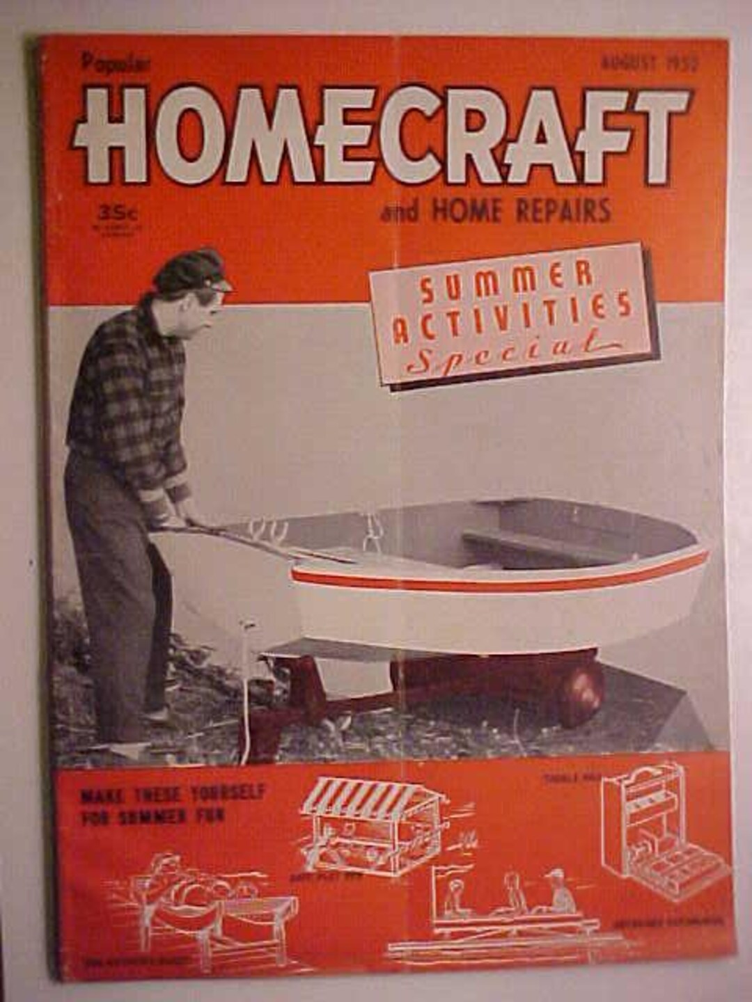 August 1952 Popular Home Craft Magazine, Has 60+ Pages of Ads ...