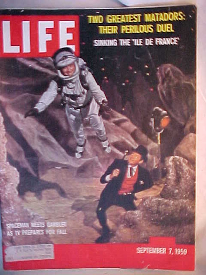 September 7, 1959 LIFE Magazine With Bill Lundigan & Gene Barry on the ...