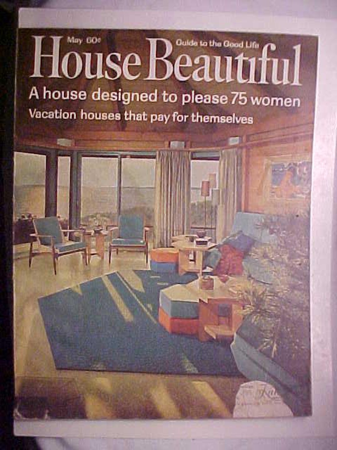 May 1963 House Beautiful Magazine Has 228 Pages of Ads and Articles ...