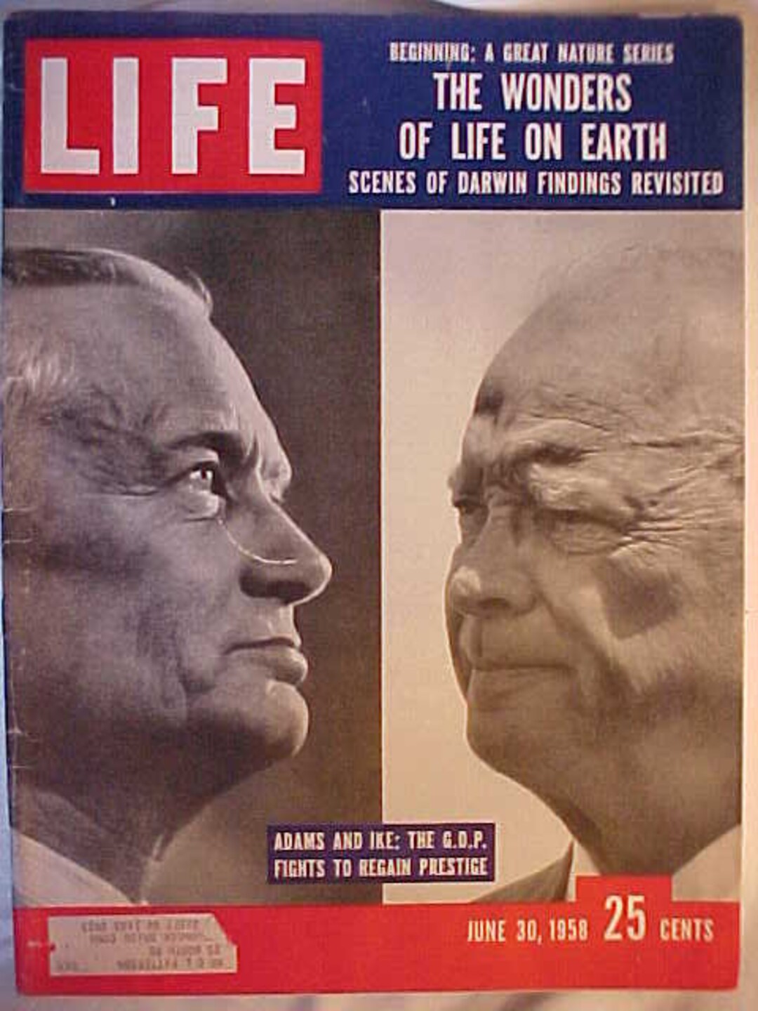 June 30, 1958 LIFE Magazine With Dwight Eisenhower & Sherman Adams on ...