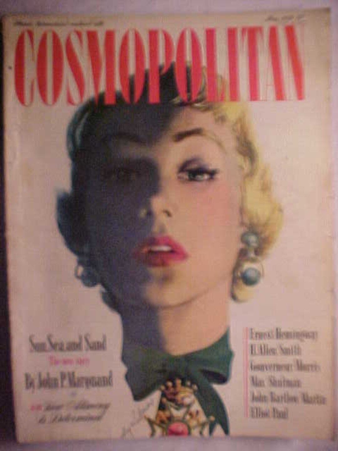 May 1950 Cosmopolitan Magazine Has 186 Pages of Ads and Articles With ...
