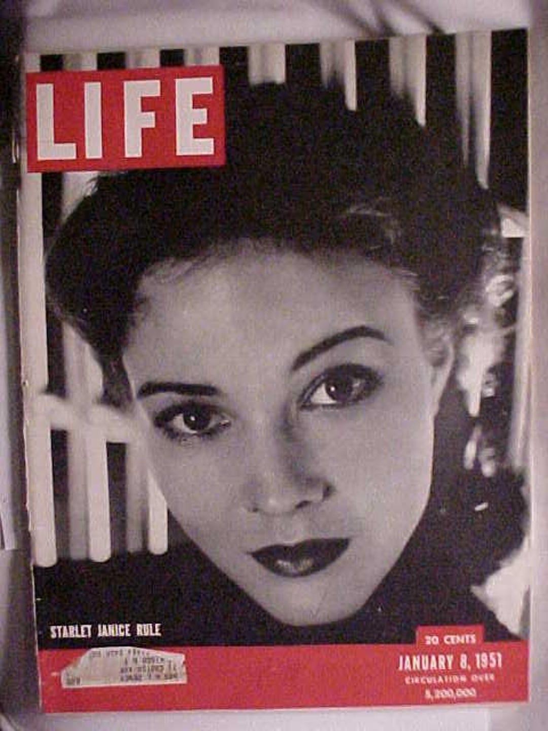 January 8, 1951 LIFE Magazine With Starlet Janice Rule on the Cover Has ...