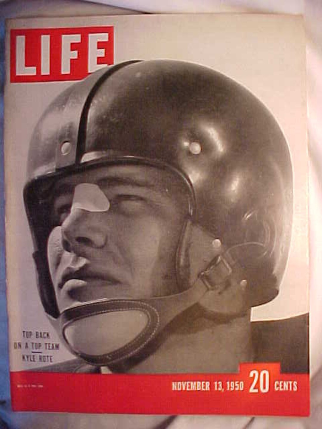 November 13, 1950 LIFE Magazine With Football Kyle Rote on the Cover ...