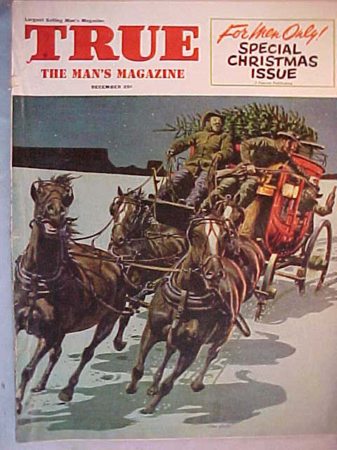 December 1953 True the Man's Magazine With Cover Art by Stan Galli ...