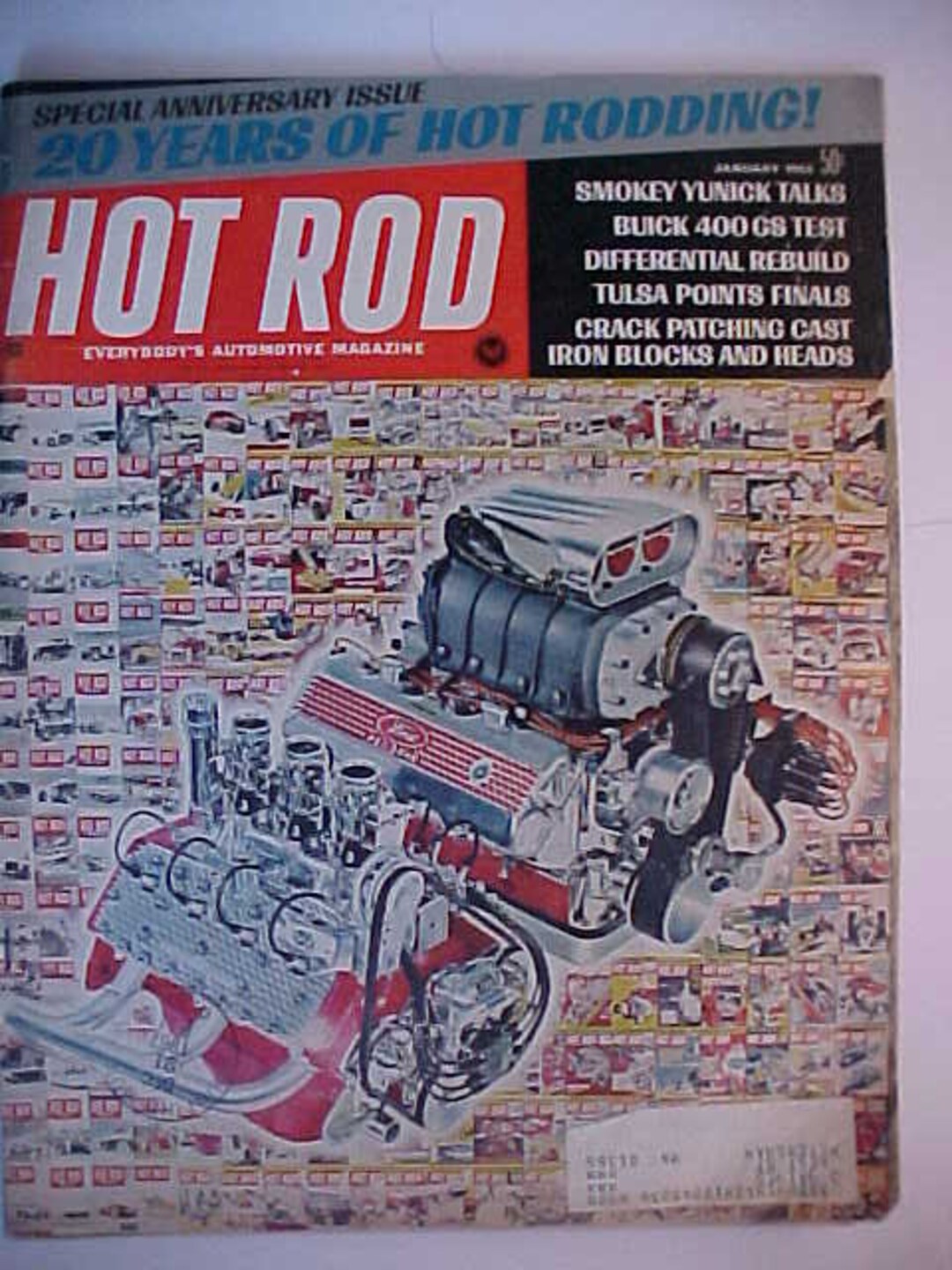 January 1968 Hot Rod Magazine Has 134 Pages of Ads and Articles With ...