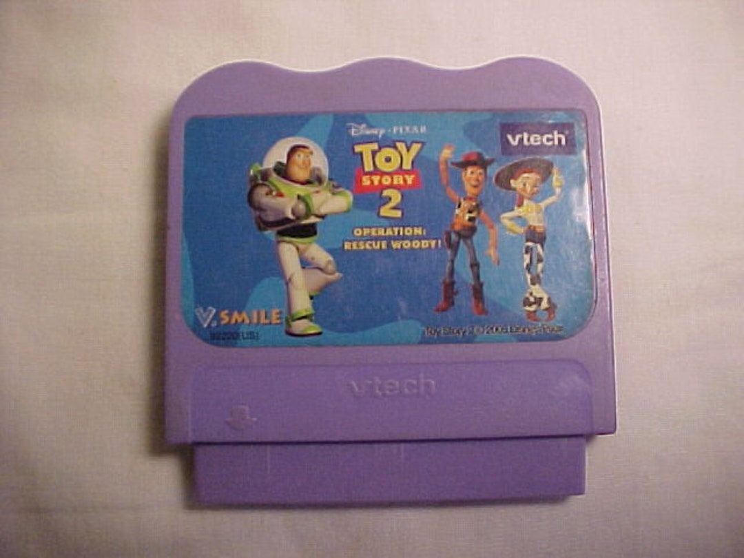 Vintage Vtech Disney Pixar Toy Story 2 Operation Rescue Woody Video ...