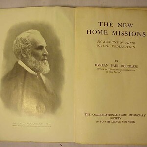 1914 the New Home Missions by Harlin Paul Douglass Antique - Etsy