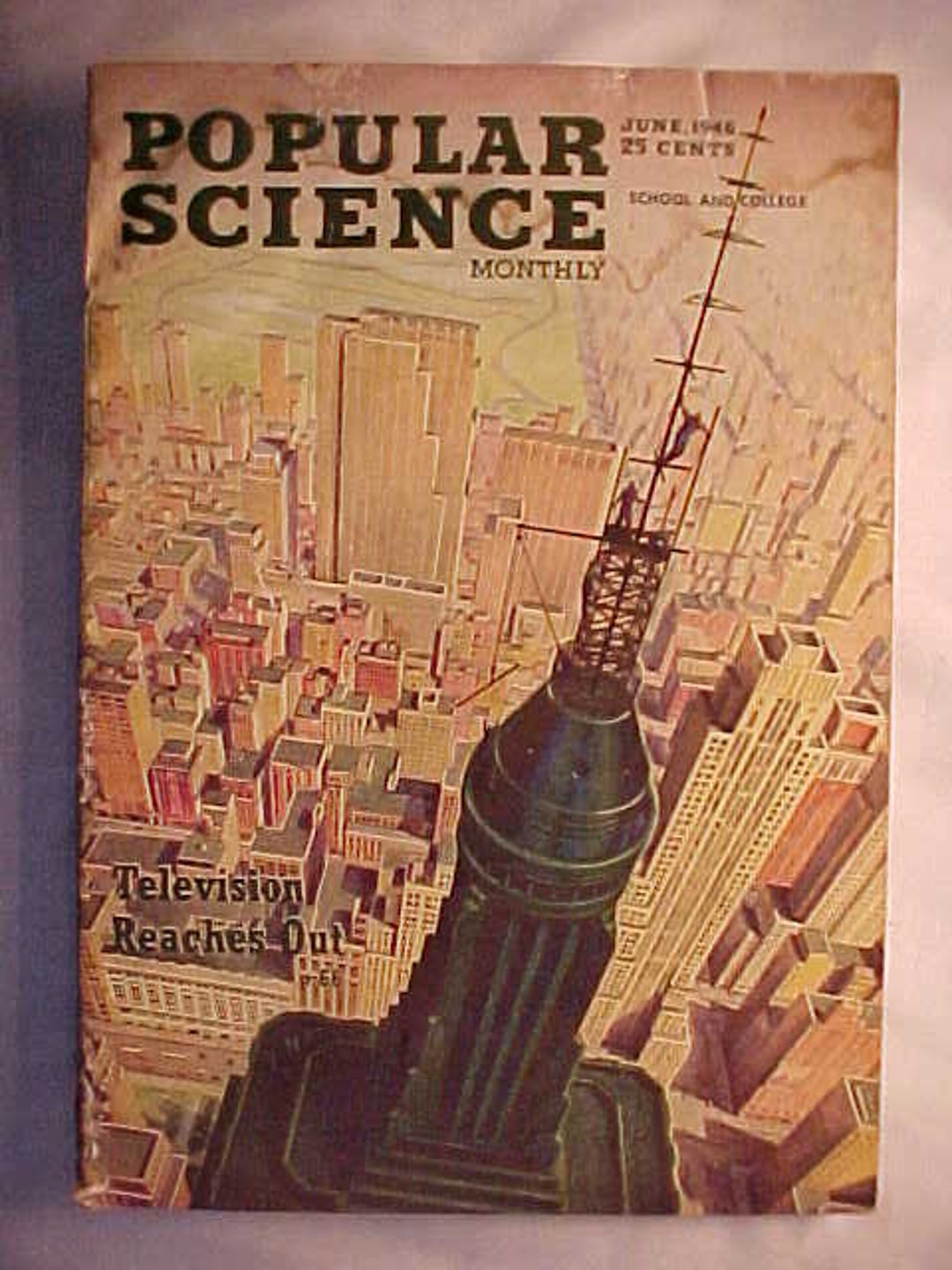 June 1946 Popular Science Magazine Has 208 Pages of Ads and Articles ...