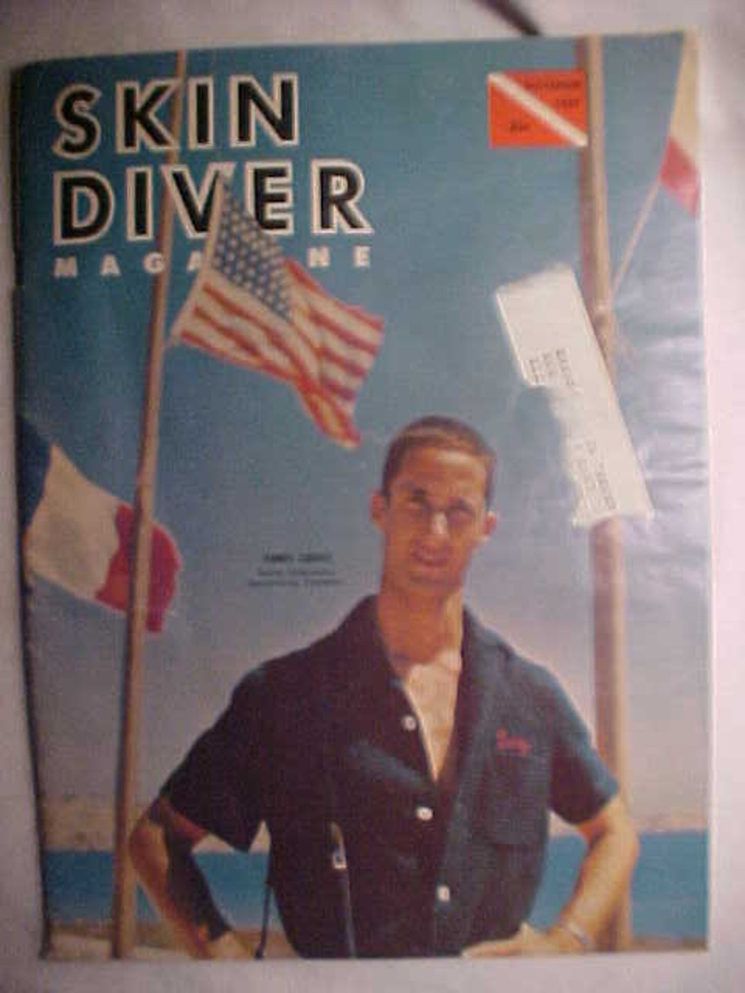 November 1959 Skin Diver Magazine With Terry Lentz on the Cover, Diving ...
