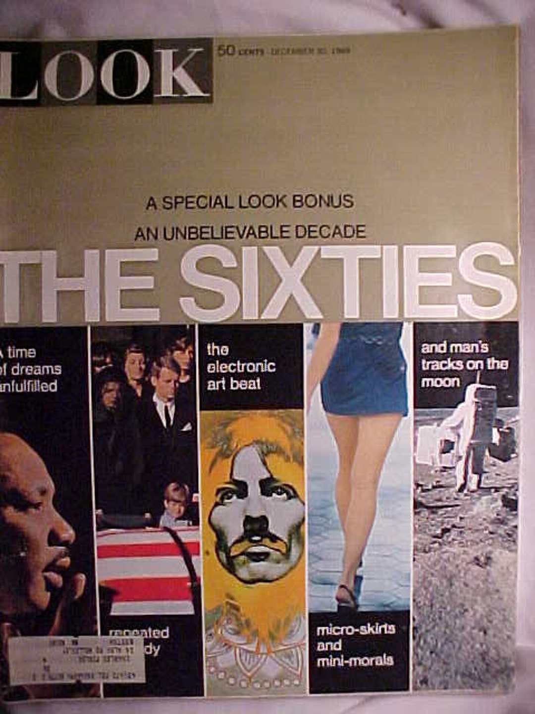 December 30, 1969 LOOK Magazine With the Sixties on the Cover Has 68 ...