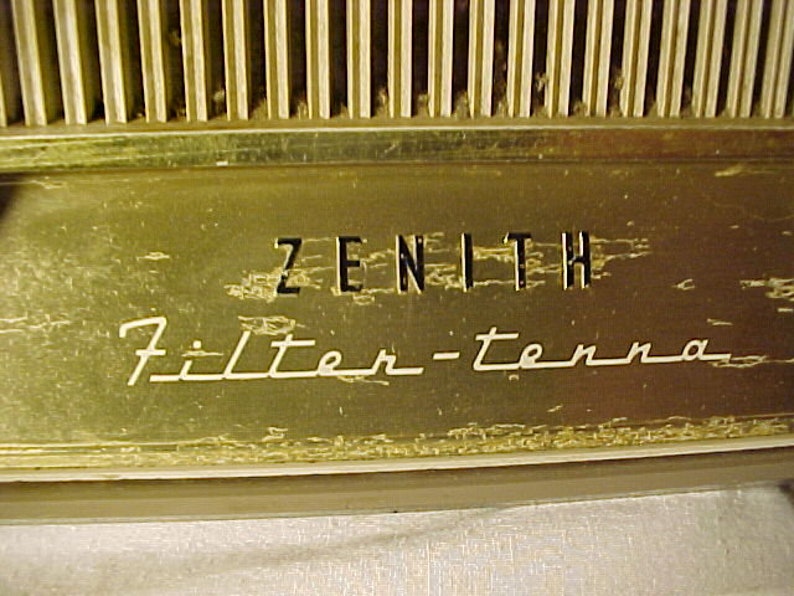 C1960s Zenith Filter Tenna Model F615L Tube Radio Works Good - Etsy