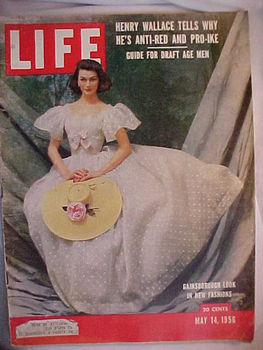 May 14, 1956 LIFE Magazine With Fashion Model on the Cover Has 198 ...