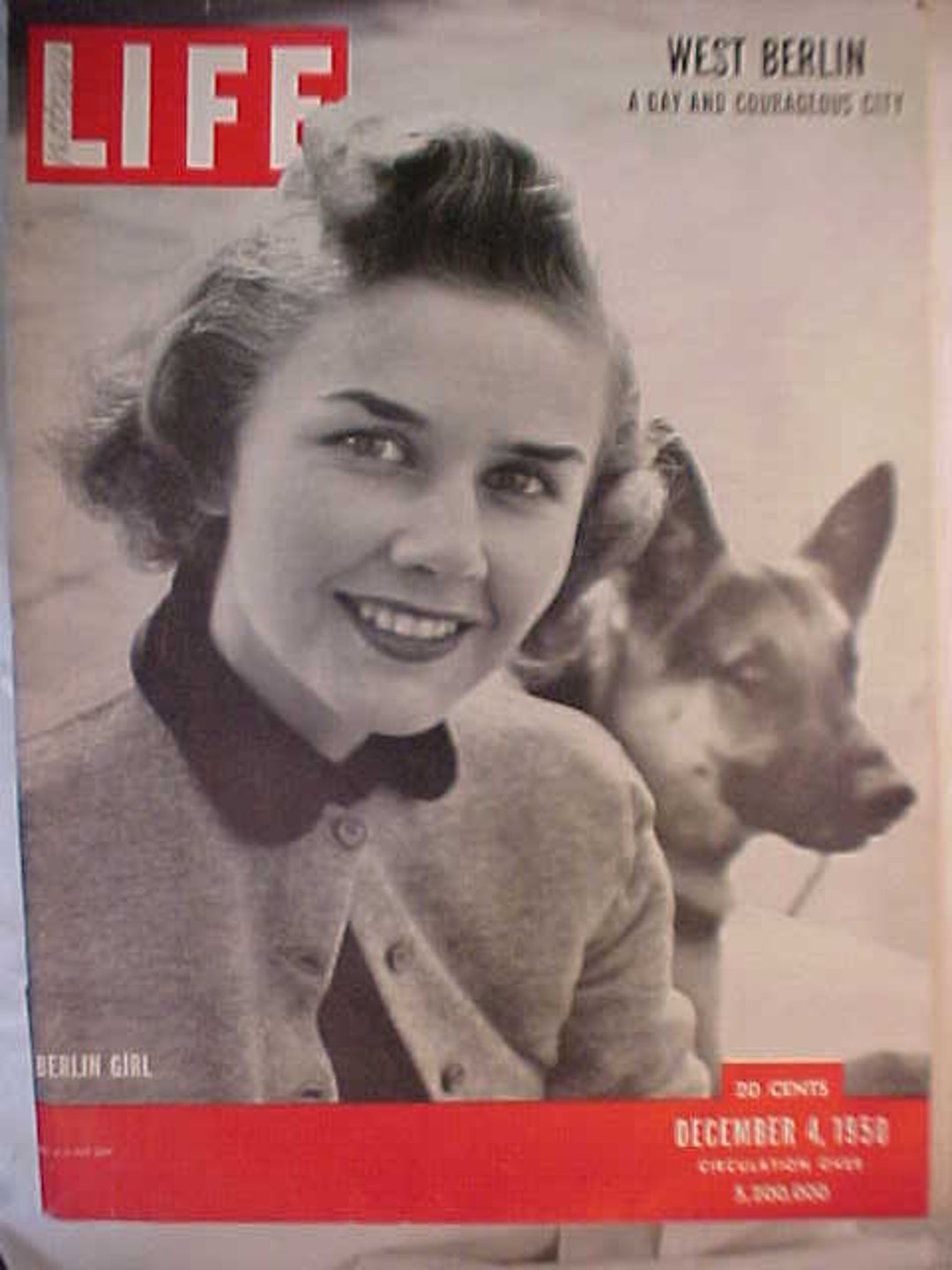 December 4, 1950 LIFE Magazine With Renata Wuhle on the Cover Has 184 ...