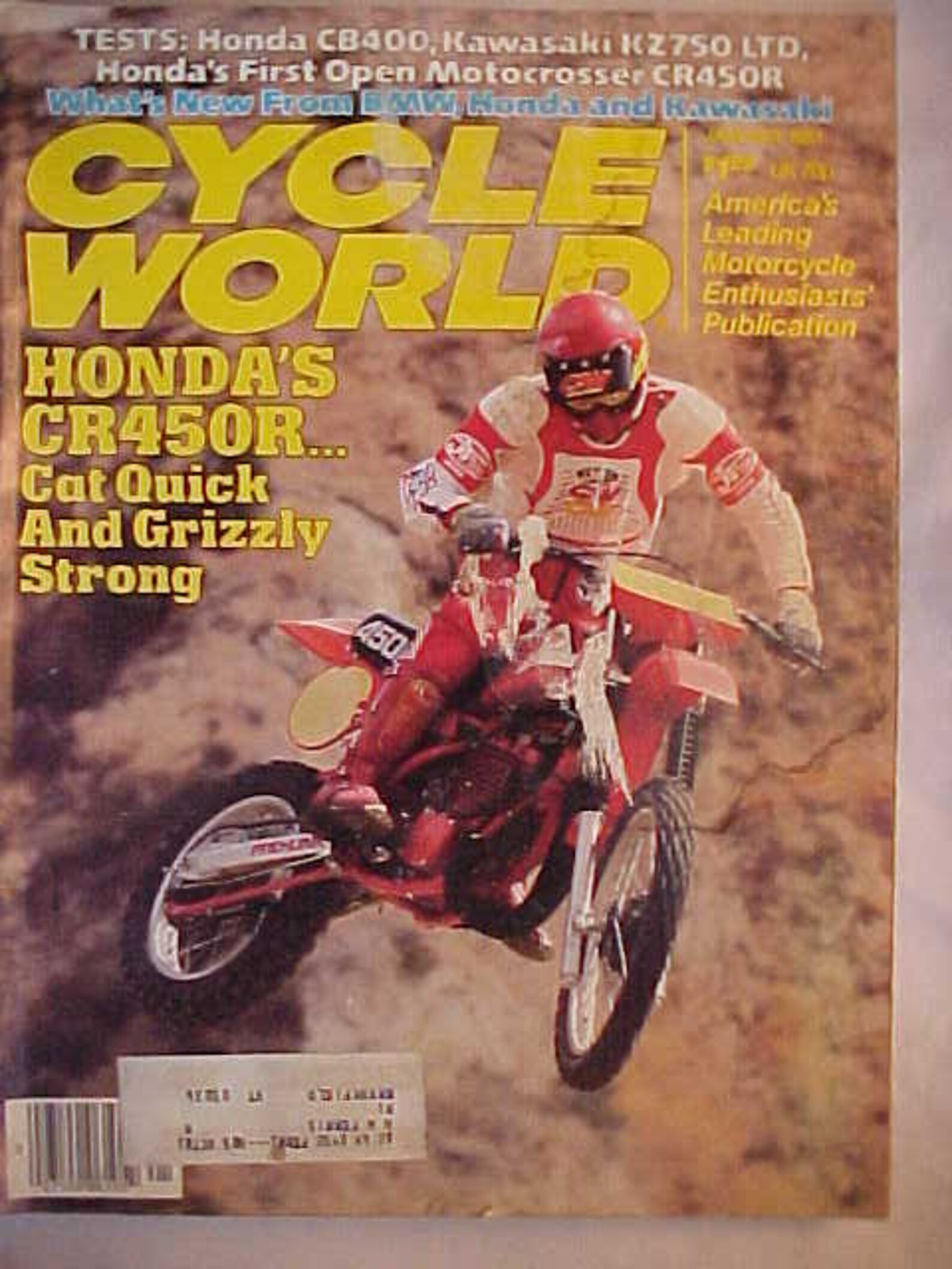 January 1981 Cycle World Motorcycle Magazine With Cover Art by Ron ...