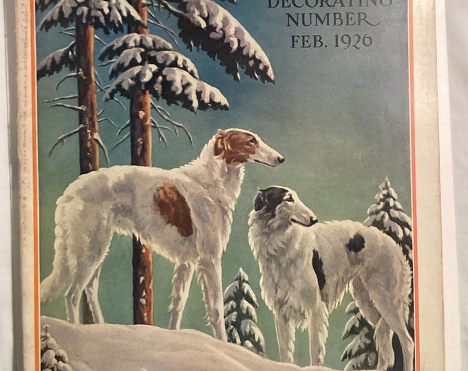 February 1926 Country Life Magazine Decorating Number, Has Over 144 ...