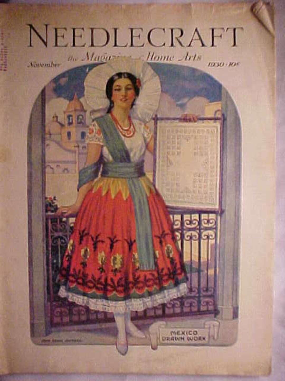 November 1930 Needlecraft the Magazine of Home Arts for Women Has 34 ...