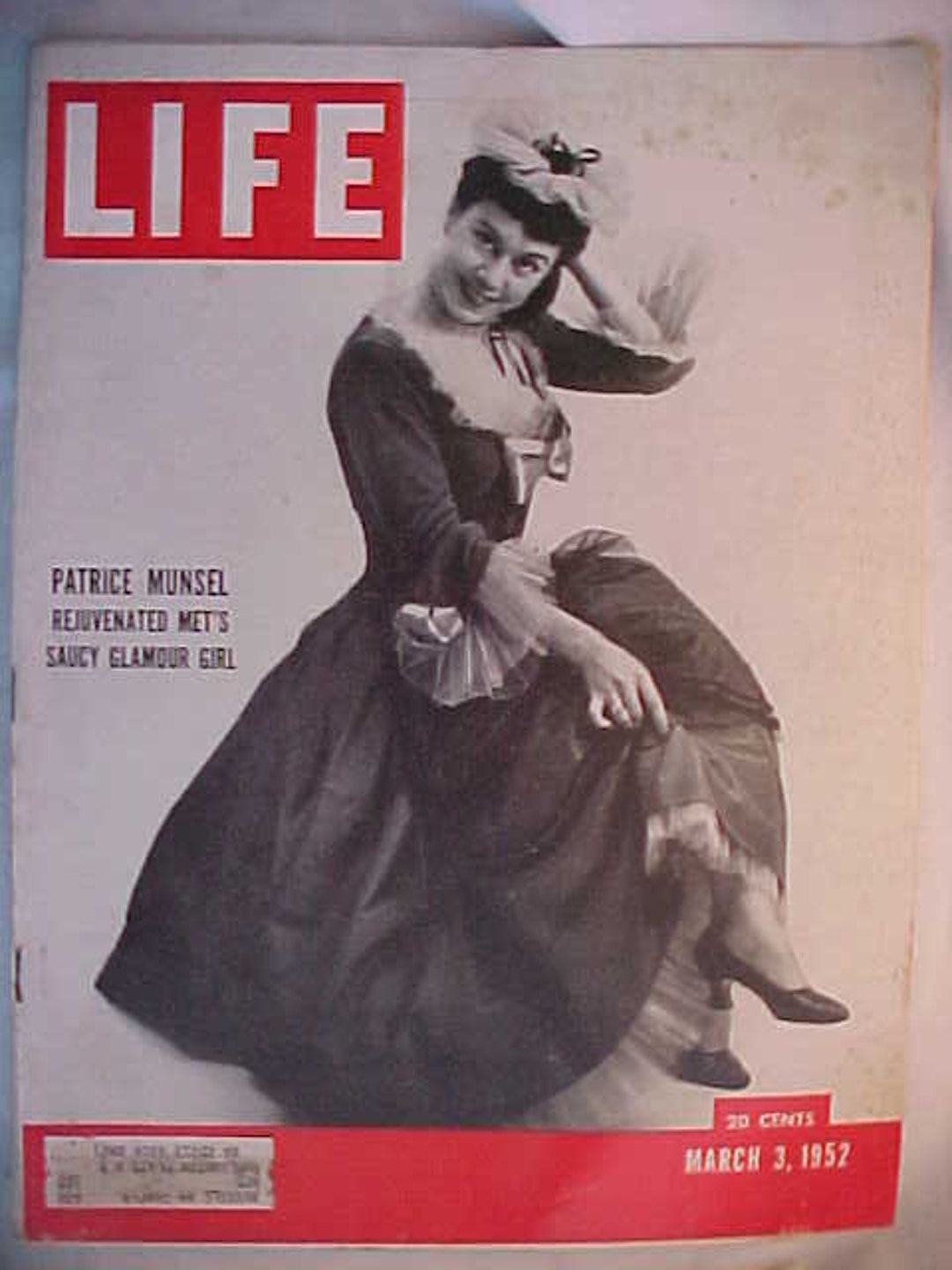 March 3, 1952 LIFE Magazine With Patrice Munsel Glamour Girl on the ...