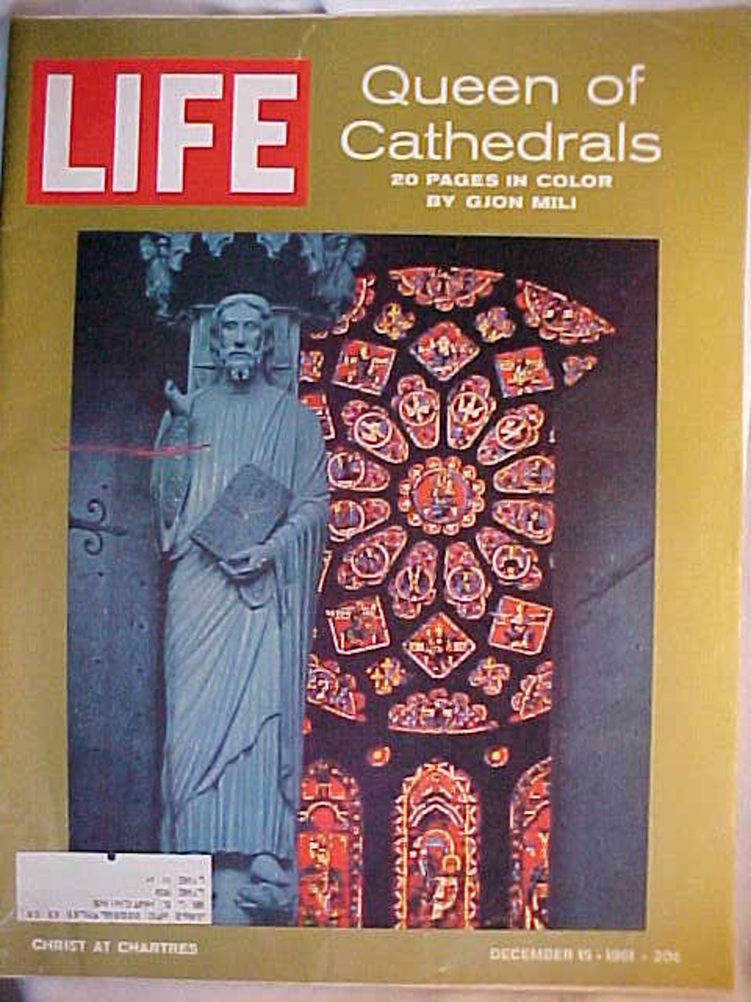 December 15, 1961 LIFE Magazine With Christ at Chartres on the Cover ...