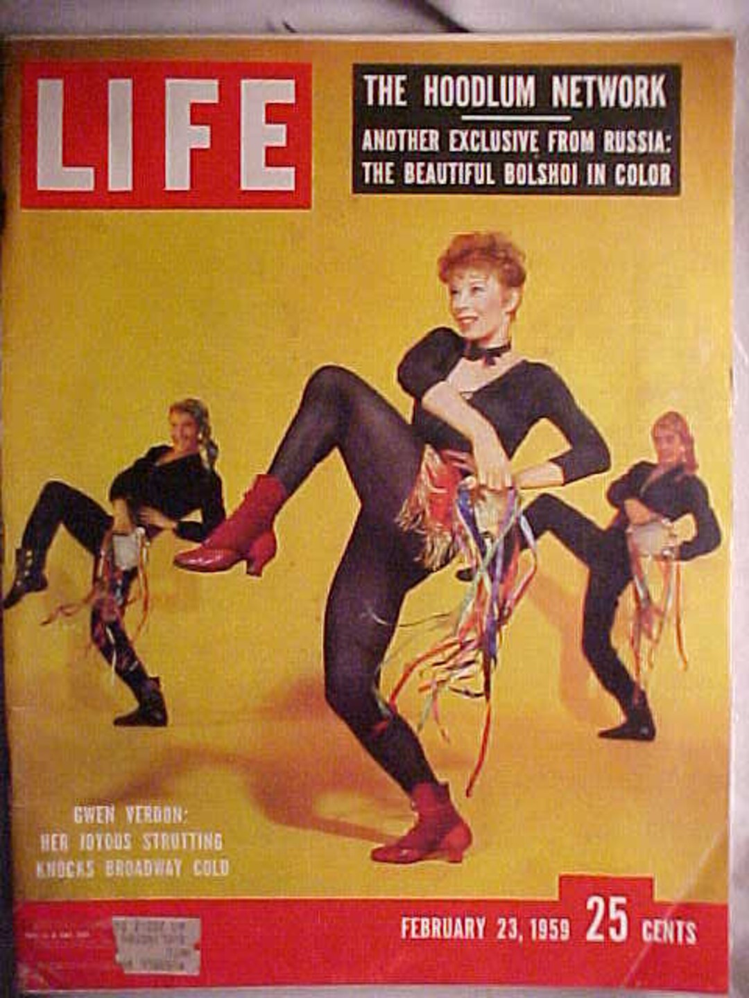 February 23, 1959 LIFE Magazine Gwen Verdon on the Cover Has 120 Pages ...