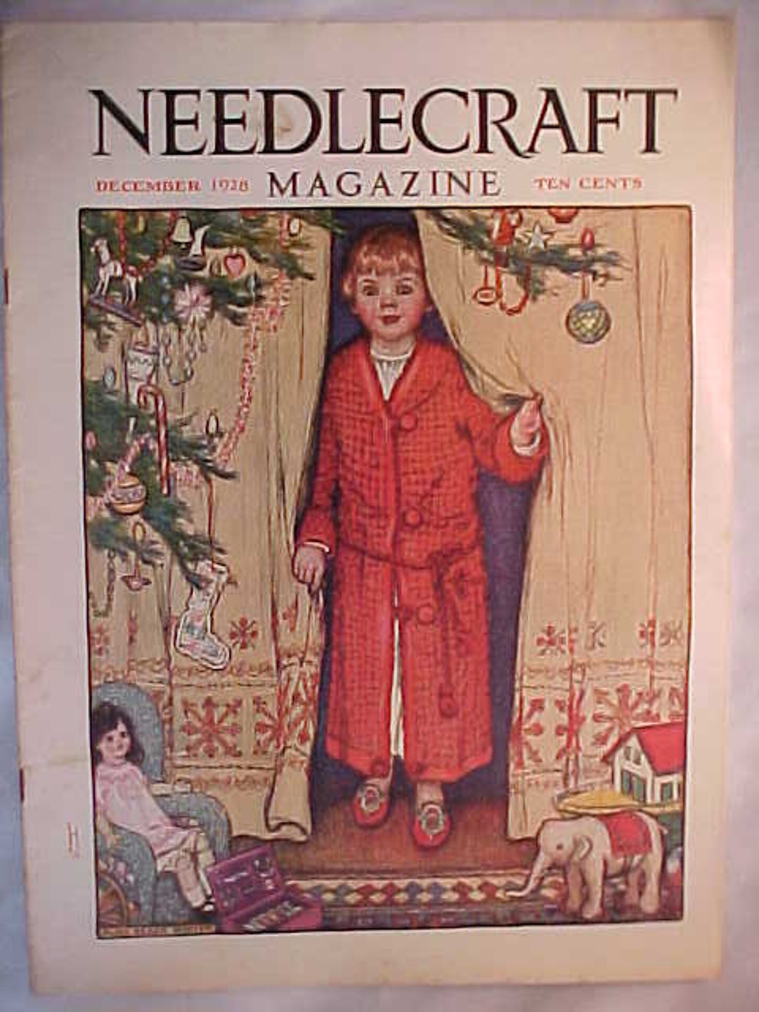 December 1928 Needlecraft Magazine for Women Has 38 Pages of Ads and ...