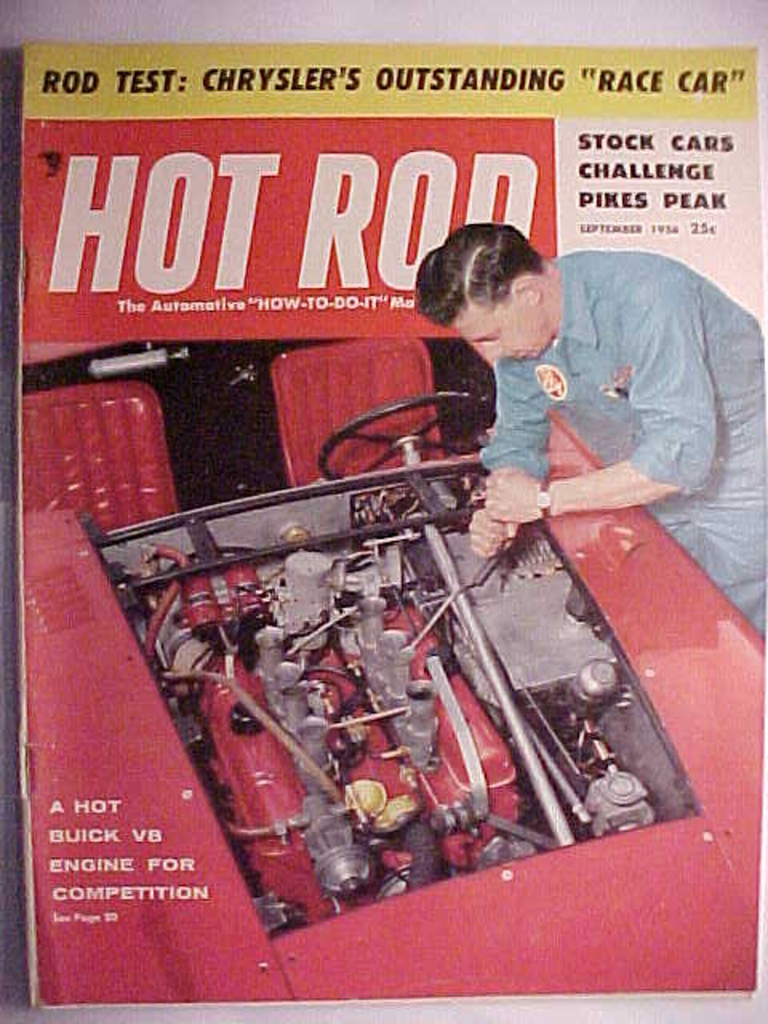 September 1956 Hot Rod Magazine Has 74 Pages of Ads and Articles ...